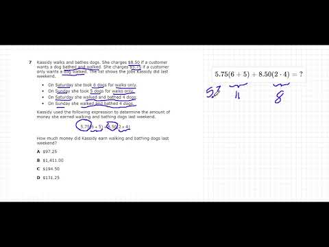 5th Grade STAAR Math Test Prep: TEA Released Questions 5 - 8