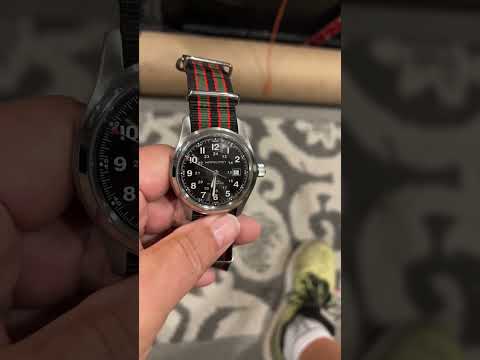 OMG LUME on the Hamilton Khaki Field Auto!