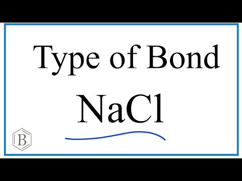 Type of Bond for Sodium chloride (NaCl)
