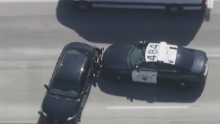 Police Chase Ends with PIT Maneuver on 5 Freeway in Newhall - CrimeDoor