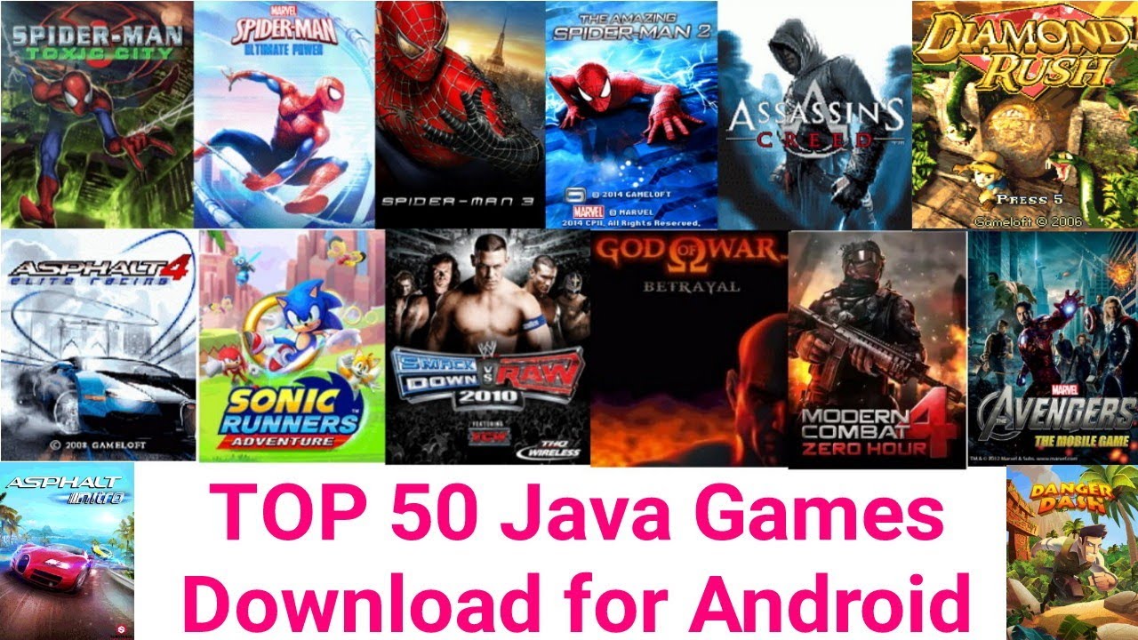 TOP 50 High Graphics Java Games for Android | Download