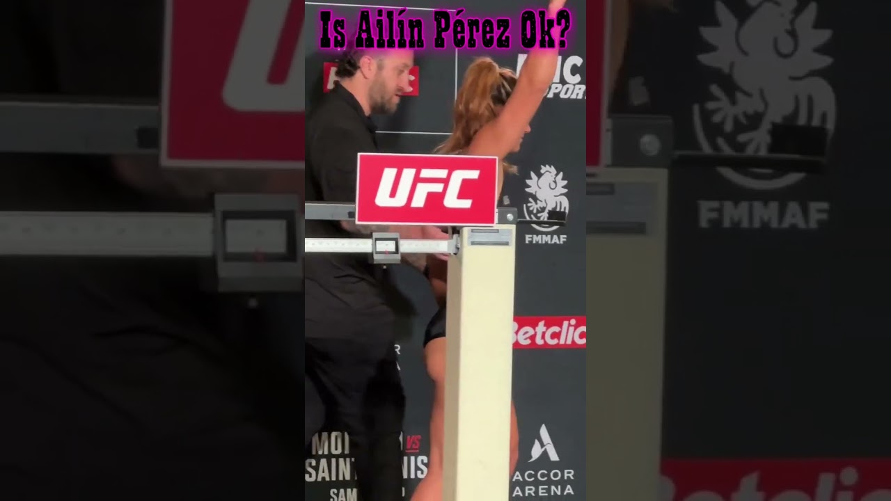 *WATCH ENDING* Ailin Perez UFC Weigh In, Is She Ok? #ufc #tracycortez #ufcnewyork #ufcnews