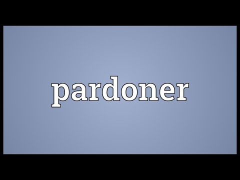 Pardoner Meaning