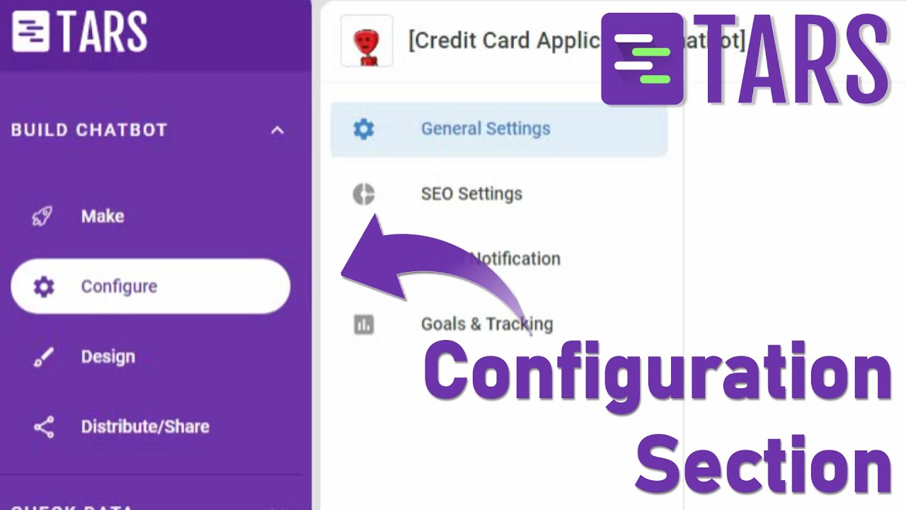 Configuration Settings | Tars HelpDocs