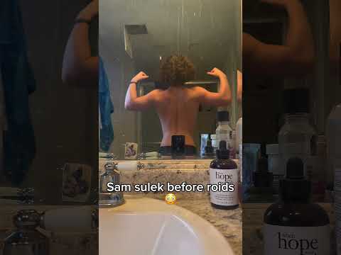 Sam sulek before steroids😳 #fitness #gym #motivation