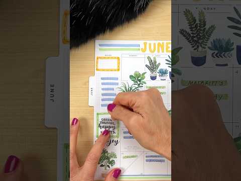 Creating a Happy Planner Monthly Spread Using Colored Pens!