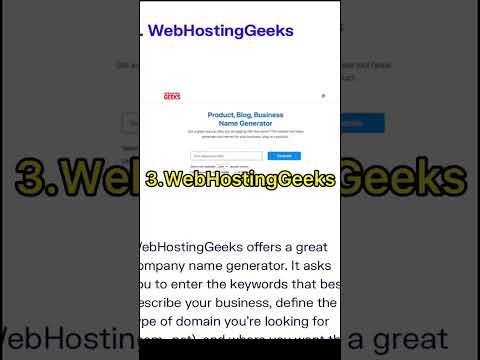 5 Free Business Name Generator To Find The Best Brand Names