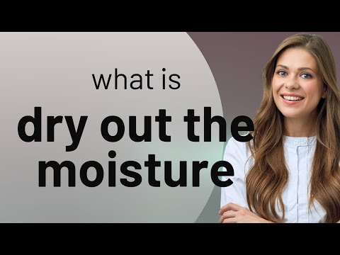 Unveiling the Meaning Behind "Dry Out the Moisture"