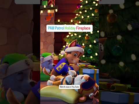 Happy Holidays From Your Favorite Pups! #PAWPatrol #HolidayFireplace