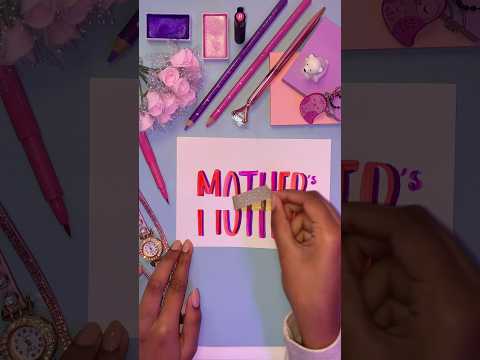 Simple & Beautiful DIY Mother’s Day Card Idea! ✨ Lovely & Easy