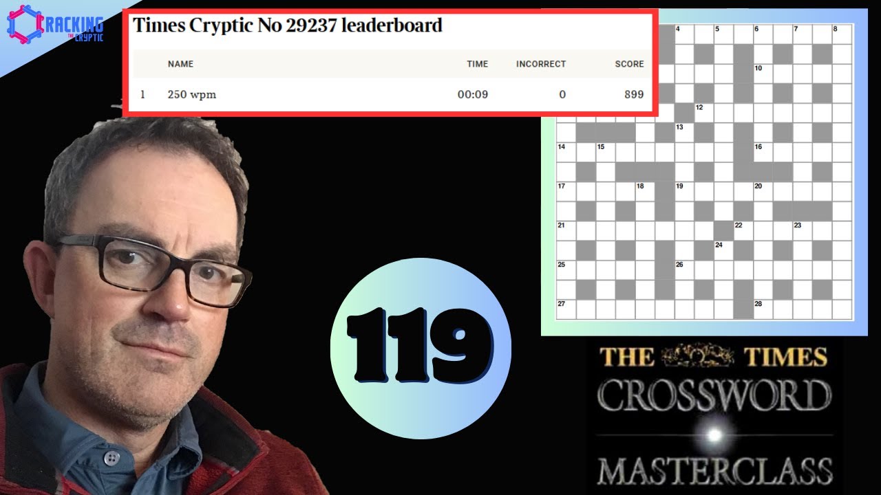 Can You Solve This Crossword In 9 Seconds? The Times Masterclass: 23 May 2025: