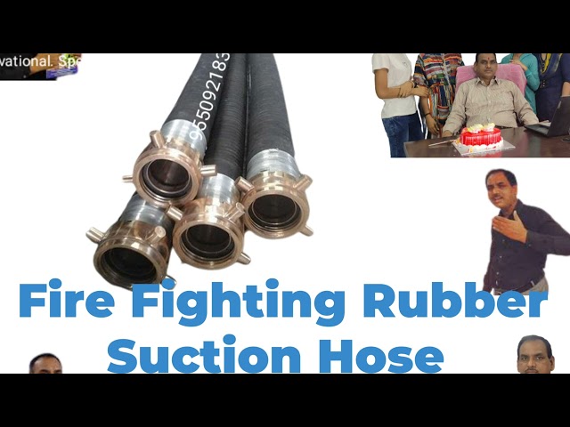 Fire Fighting Rubber Suction Hose with Fitting - Fire Fighting Rubber ...