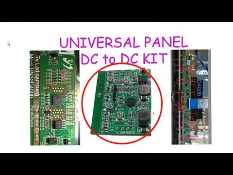 LCD and LED TV panel dc to dc circuit explain in hindi