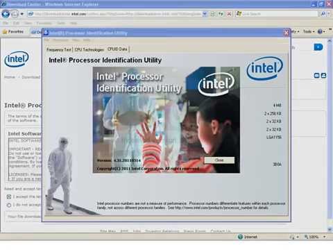 Intel Processor Identification Utility