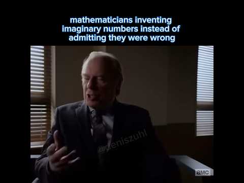 mathematicians inventing imaginary numbers instead of admitting they were wrong #shorts #short #math