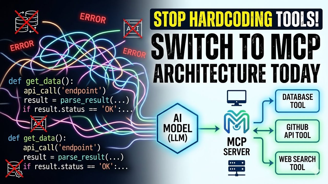 Stop Hardcoding Tools! Switch to MCP Architecture Today