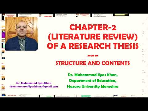 Chapter-2 (Literature Review) of a Research Thesis: Structure and Contents