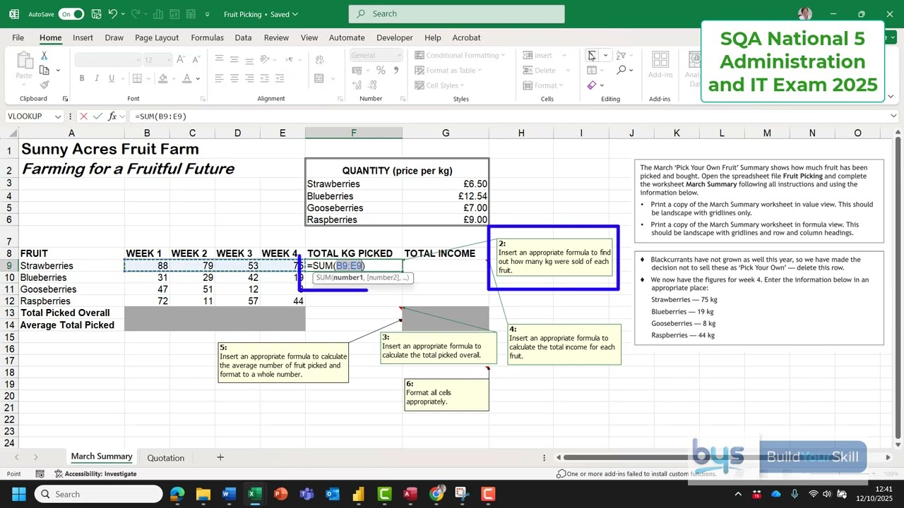 2025 N5 Admin & IT Exam | Task 2.a