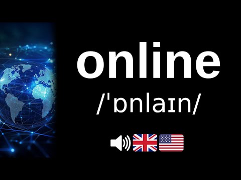 How to pronounce online (CORRECTLY!)