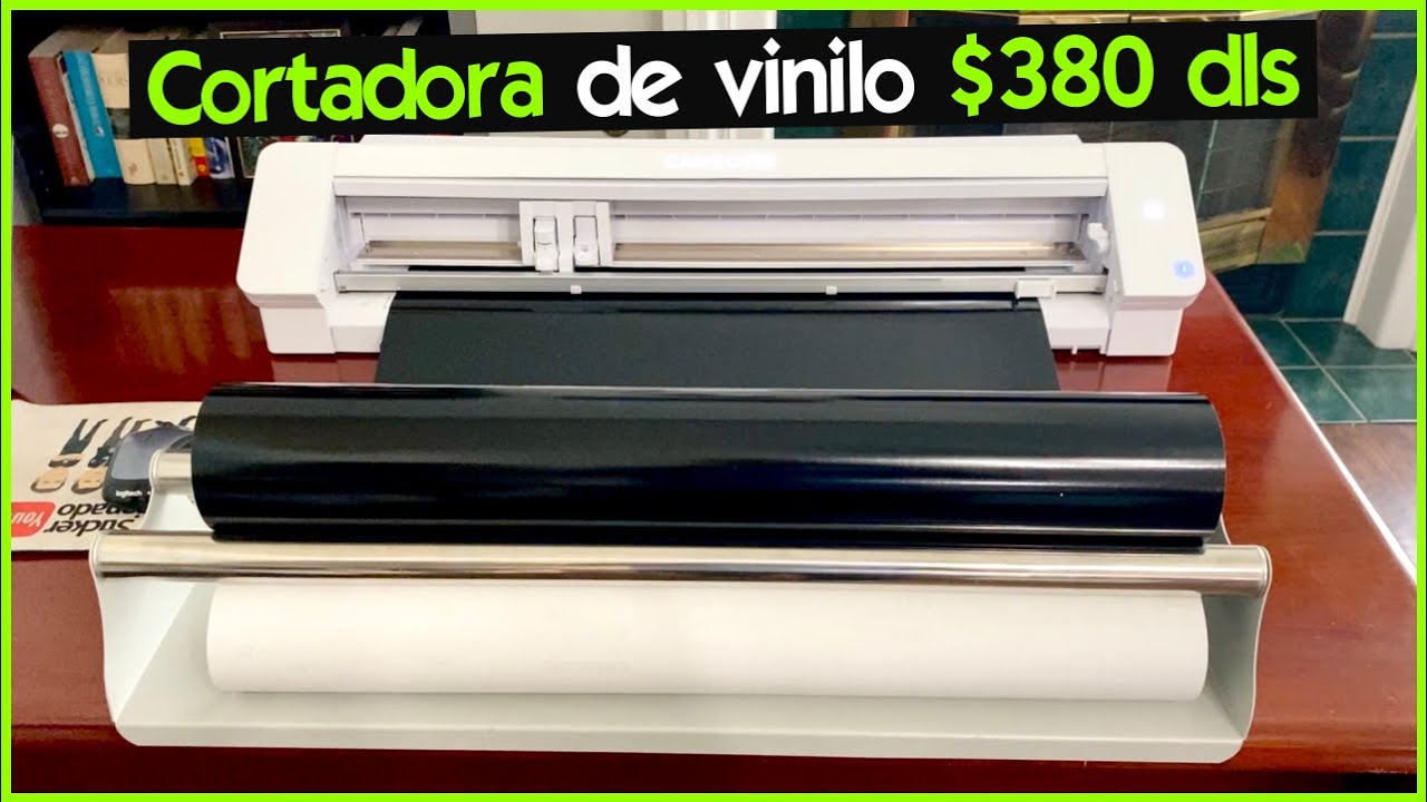 Cómo hacer stickers - calcomanías en corte de vinil adhesivo con máquina de $380 dólares