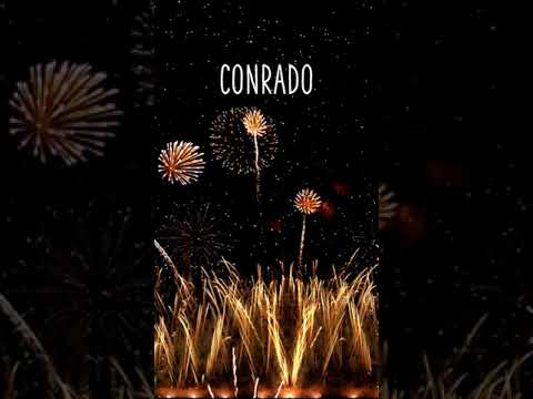 BON ANNIVERSAIRE CONRADO !
