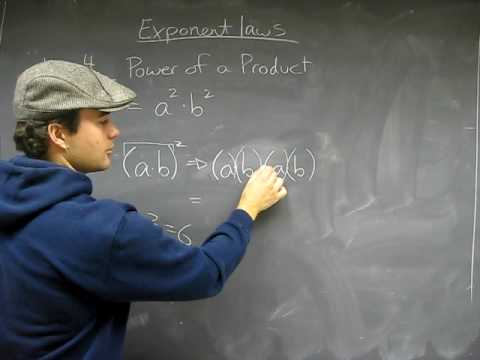 Exponent Law 4: Power of a Product Math Multiplication Math Help