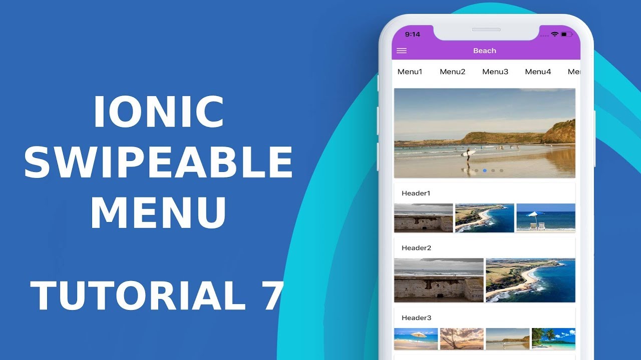 ionic swipeable menu tutorial 7