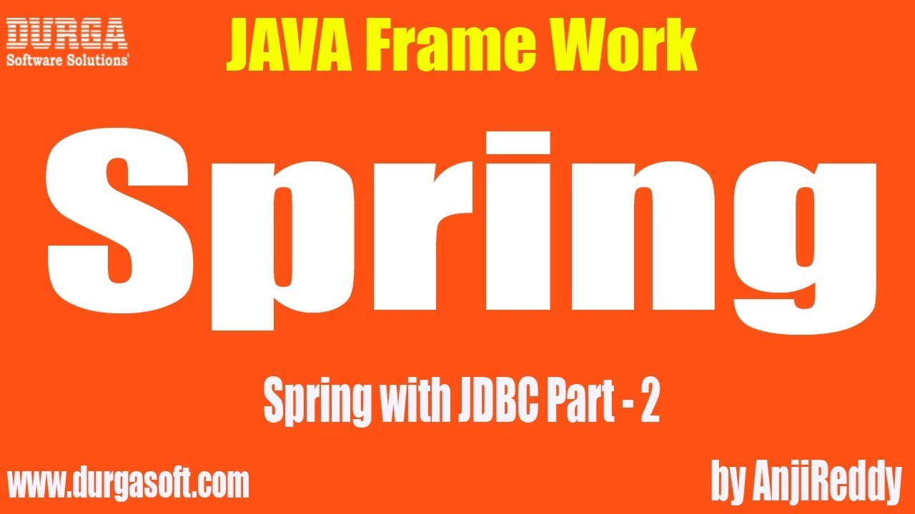 Spring with JDBC Part 2