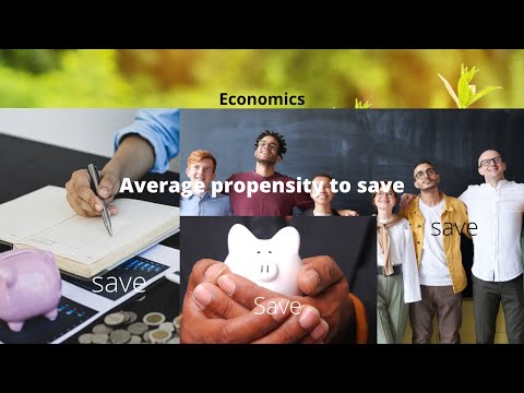 Average propensity to save