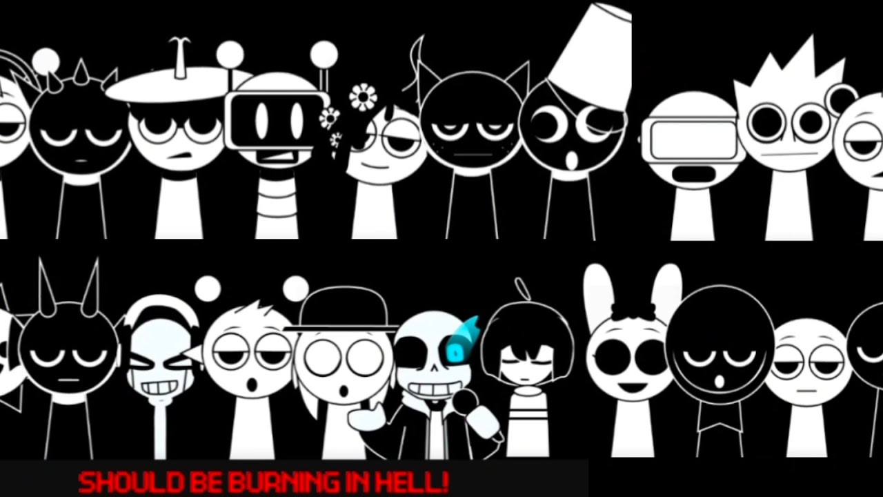 Incredibox Sprunki Megalovania - All Characters Together 