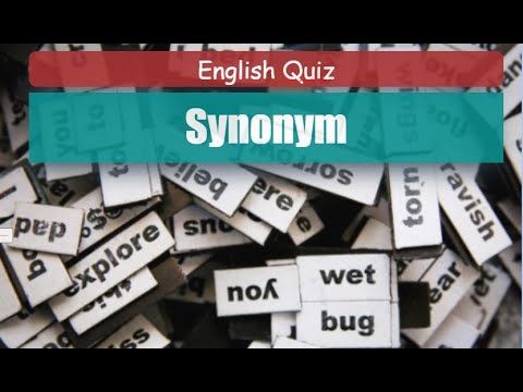 Quiz: Synonym