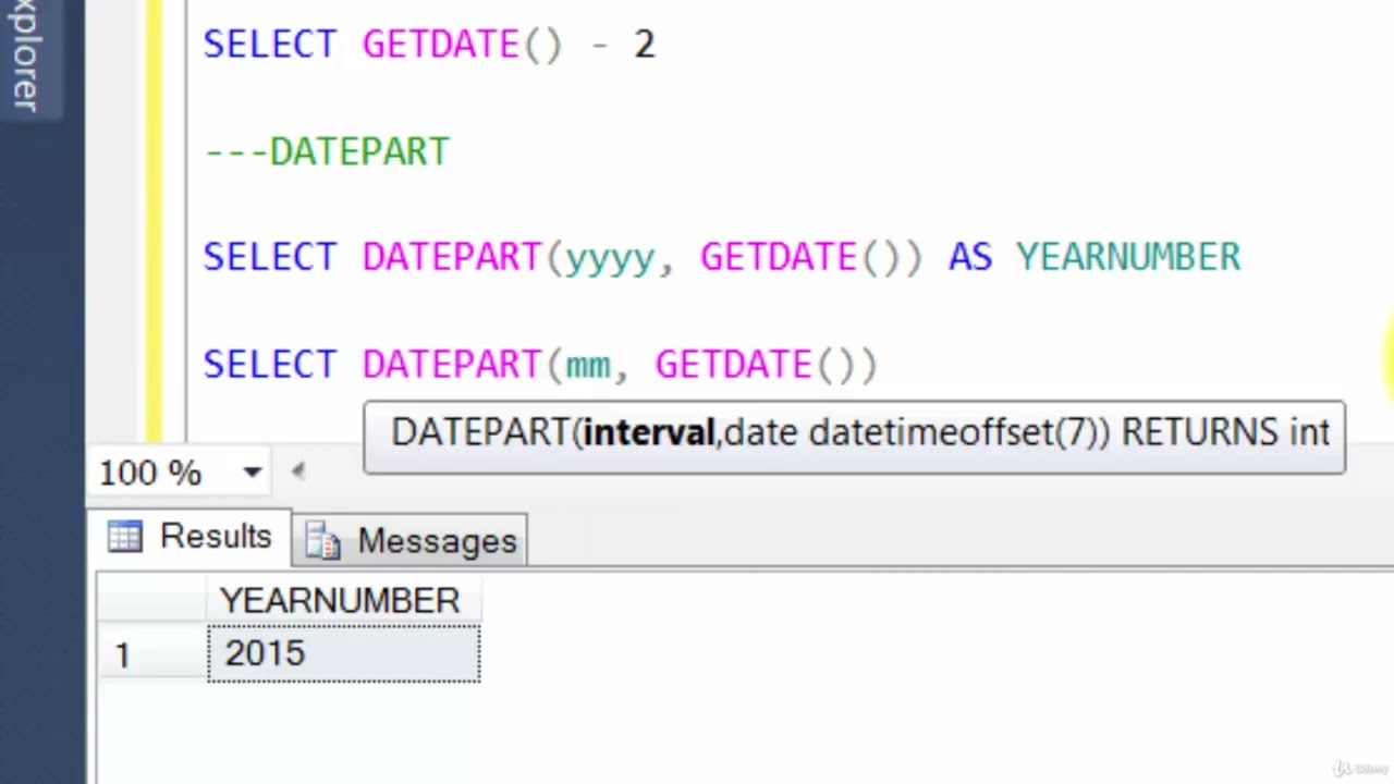 9. SQL Date Functions
