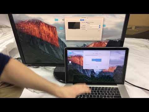 How to set up Acer 27inch monitor as a Secondary Screen for your Macbook pro, iMac, Macbook air