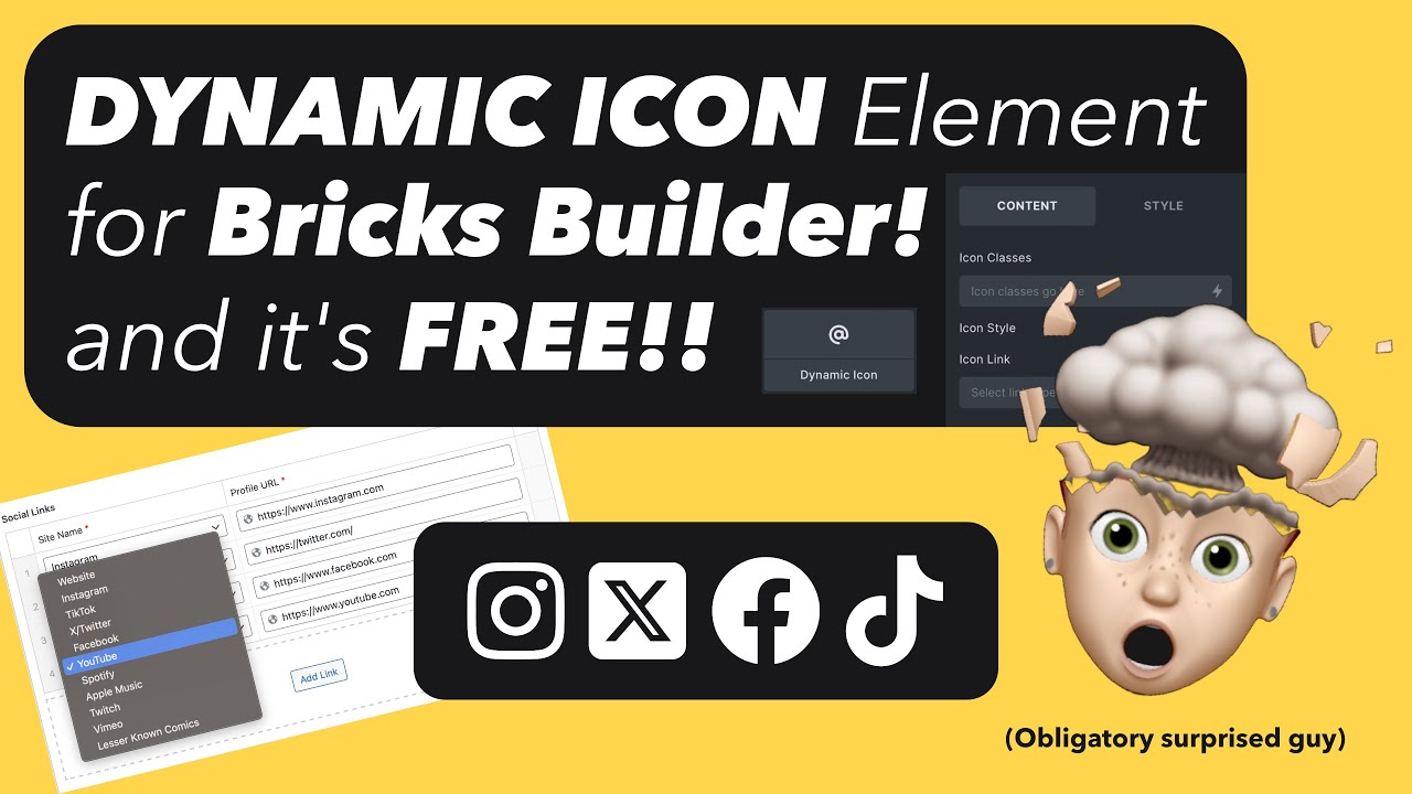 Dynamic icons for button element - Feature Requests / Improvements - Bricks Community Forum