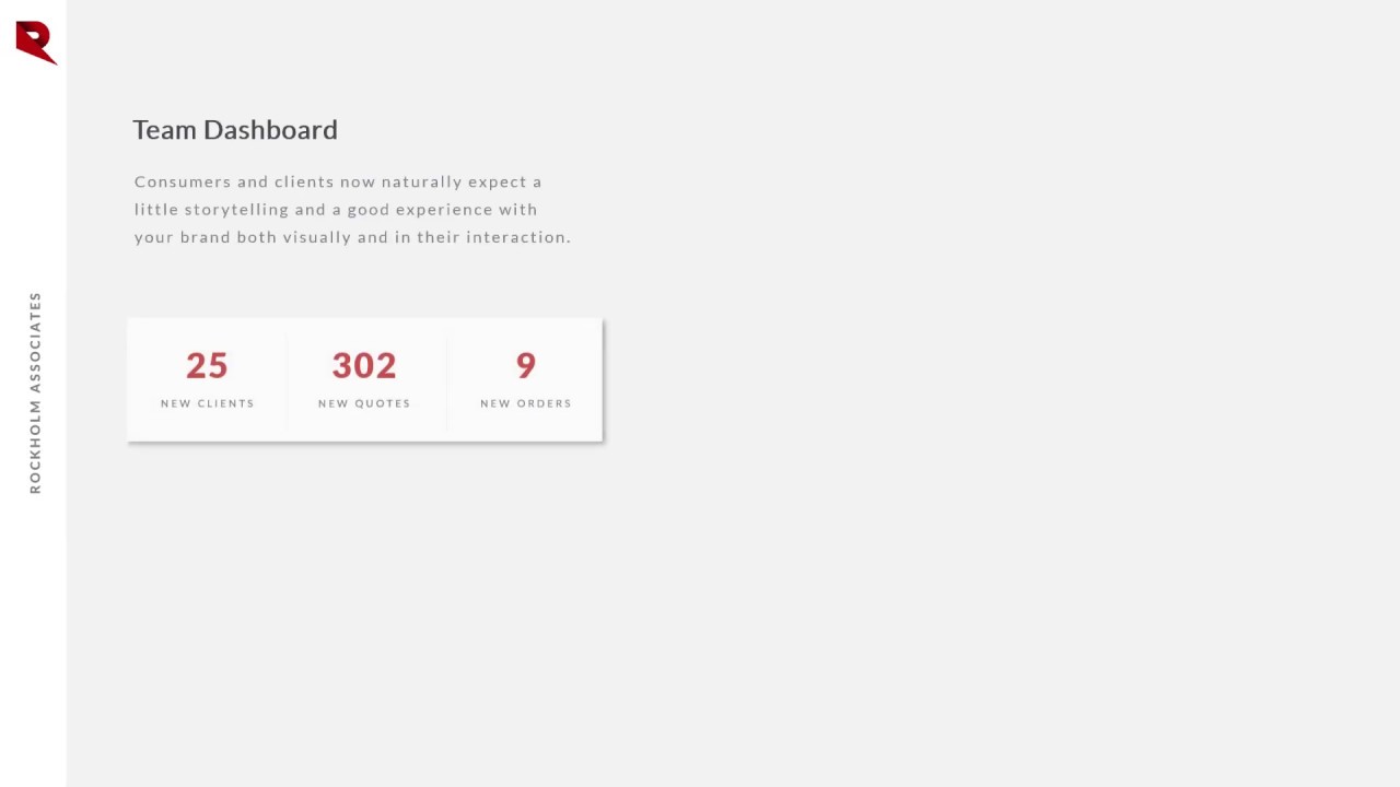 Data Report Dashboard Slide |  Slide Pro for PowerPoint and Google Slides