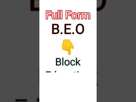 BEO Ka Full Form #tarestudy #onlystudy #studyvideo #fullform #beo #shortsvideo #shorts #study #viral