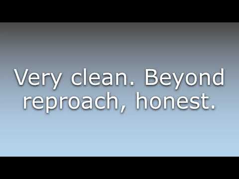 What does Squeaky clean mean?