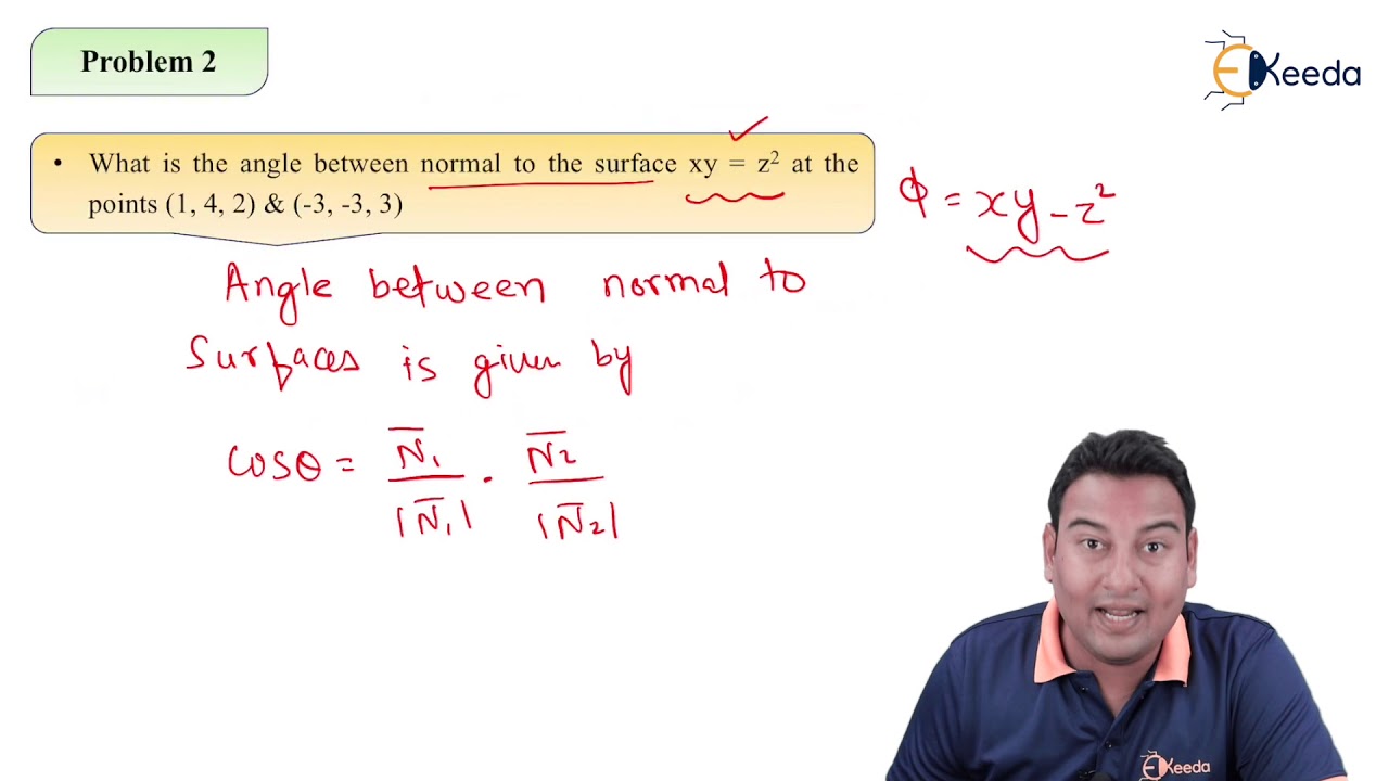 Basic Type Problem 2 - Vector Differentiation -  Engineering Mathematics - 4