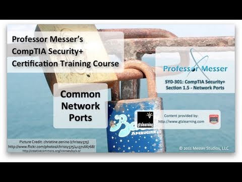 Common Network Ports - CompTIA Security+ SY0-301: 1.5