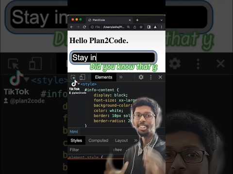 Did you know? Change Text Color in Text Box #CSS #HTML #BlackInTech #Code #WebDeveloper #Plan2Code