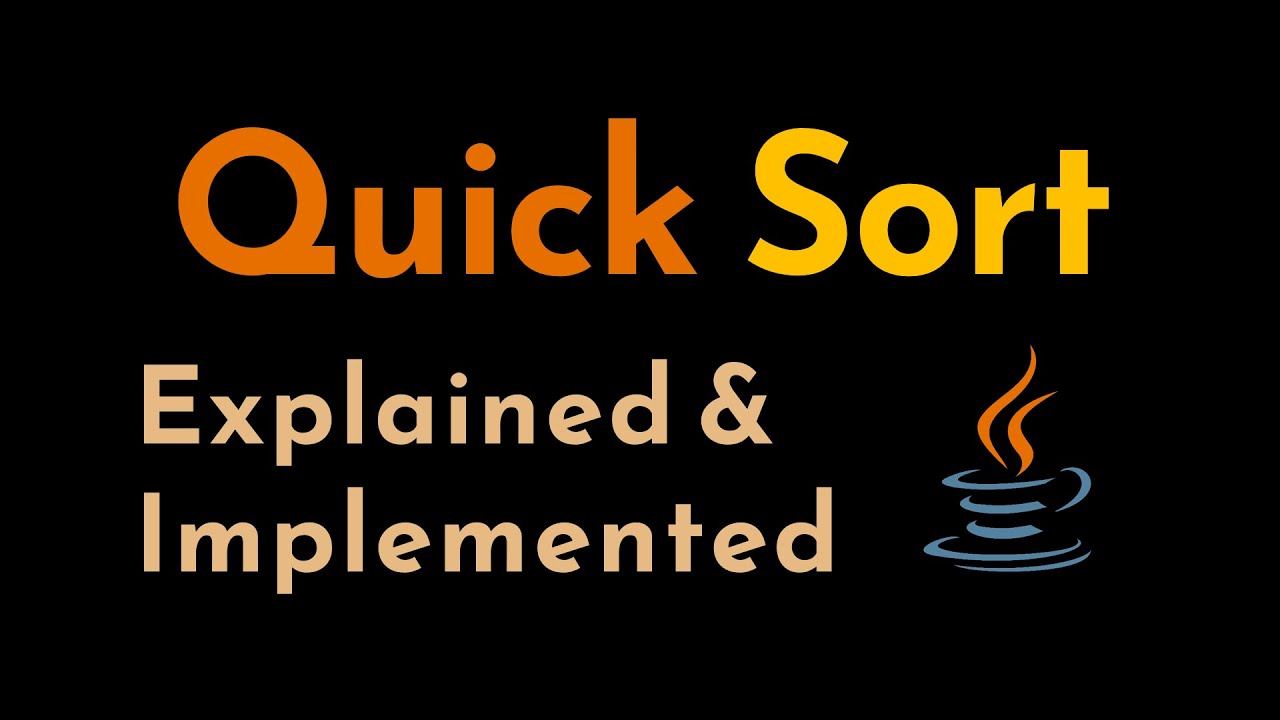 Quick Sort Algorithm Explained and Implemented with Examples in Java | Sorting Algorithms | Geekific