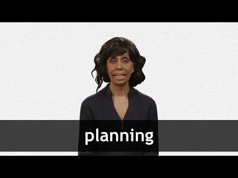 PLANNING definition in American English | Collins English Dictionary