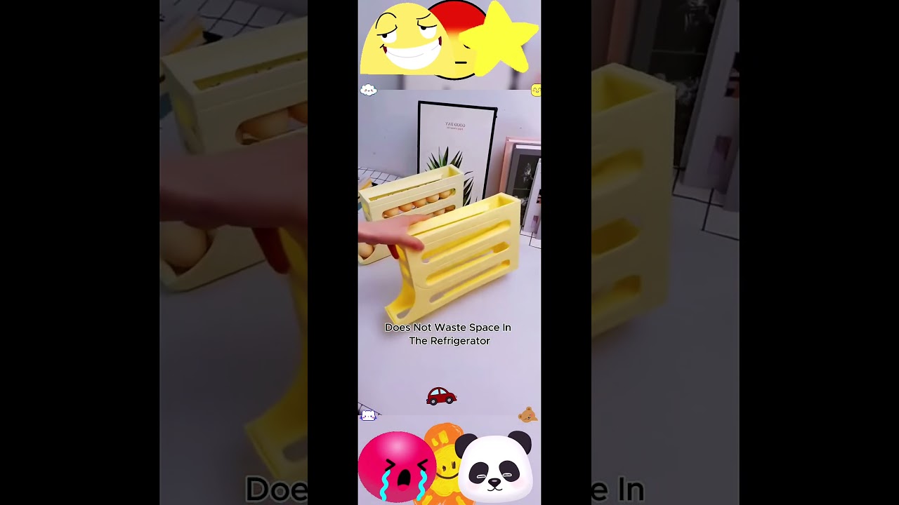 Brilliant #eggbox design for easy egg access & space-saving
