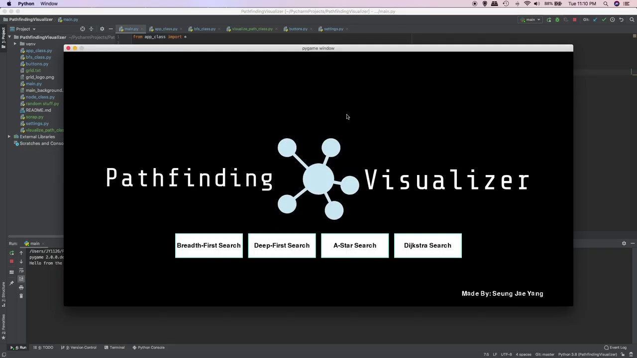 Python Pathfinding Visualizer Using PyGame (BFS-Only At the Moment) - NEW UPDATE POSTED