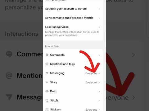 how to turn off tiktok direct messages