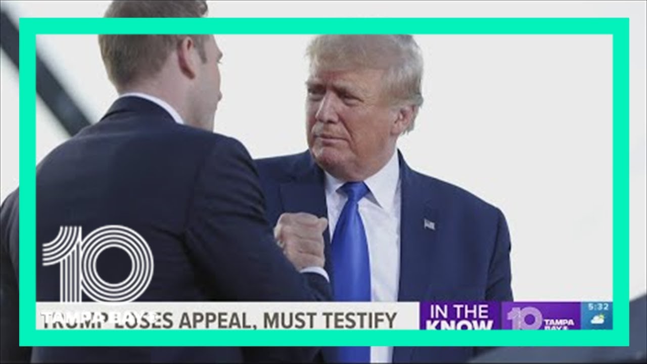 Trump loses appeal, must testify in New York civil probe