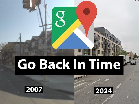 Using GOOGLE MAPS to go BACK in TIME 🤯