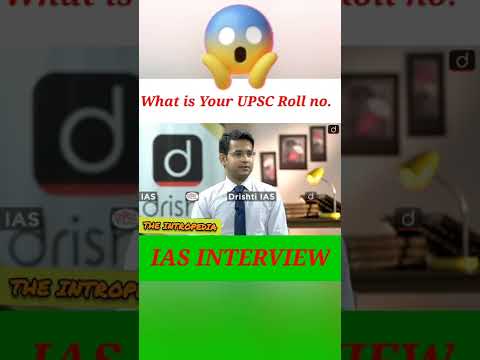 What is your UPSC Roll no. ????. #shorts #drishtiias