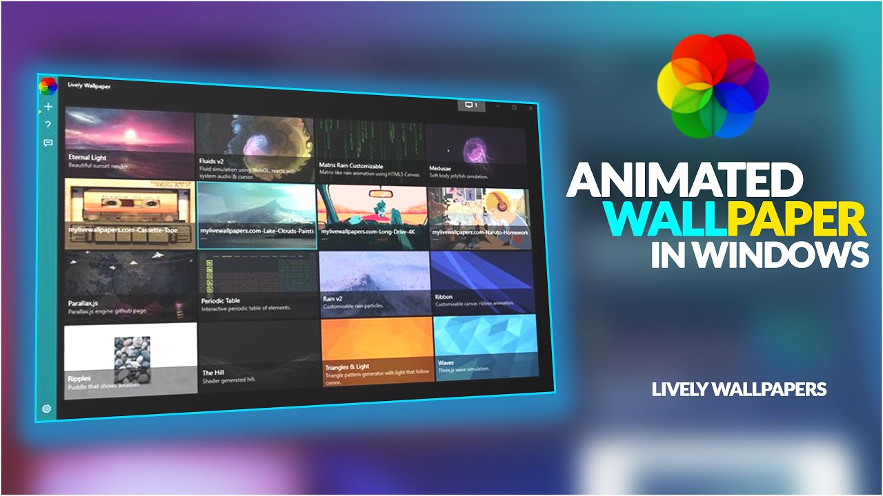 How to Set Animated Wallpaper in Windows 10/11 FREE - Lively Wallpaper