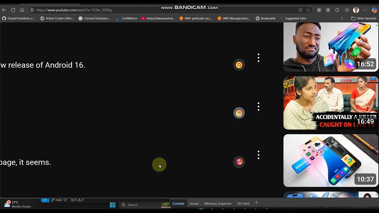 Youtube Comment's Sentiment Analyzer Chrome Extension | Install from source or chrome store